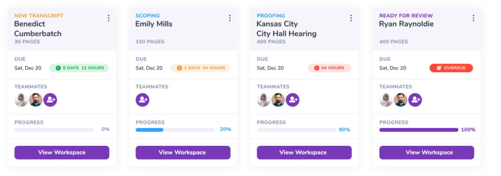NEW! Transcript Dashboard - Stenovate's Latest Blog